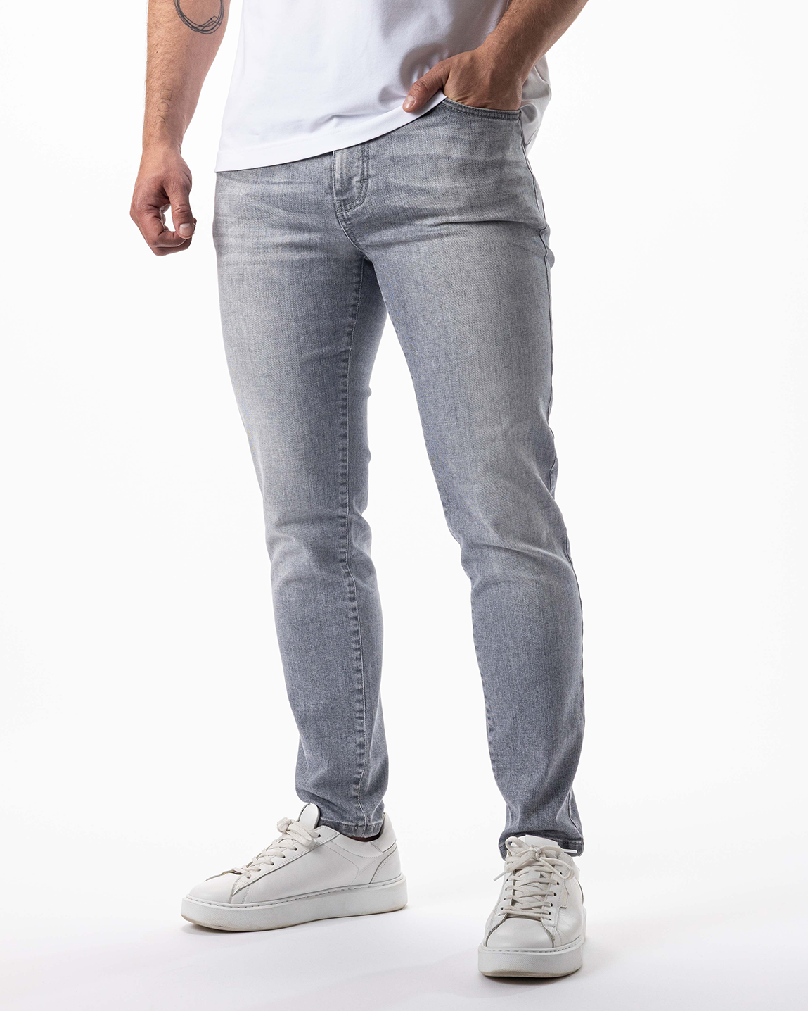 IOS JEANS - LIGHT GREY USED – IOS Clothing